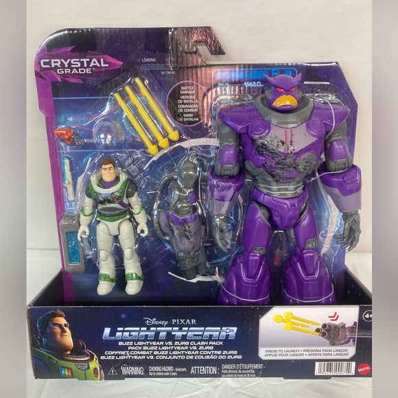 Toys | Disney And Pixar Lightyear Crystal Grade Buzz Lightyear Vs Zurg Clash Pack New | Poshmark
